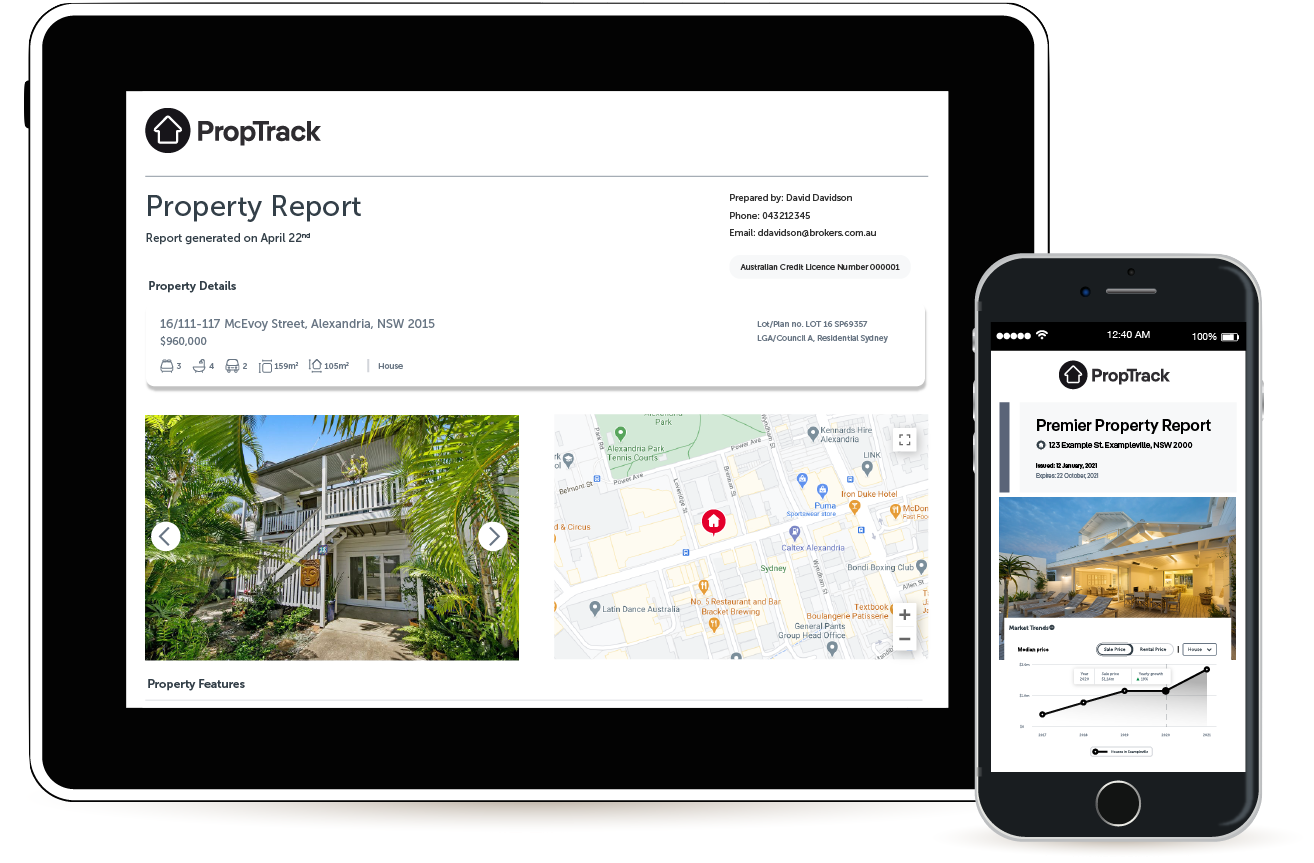 Dynamic Property Reports | PropTrack