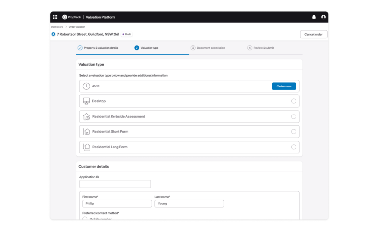 PropTrack Valuations Platform | PropTrack